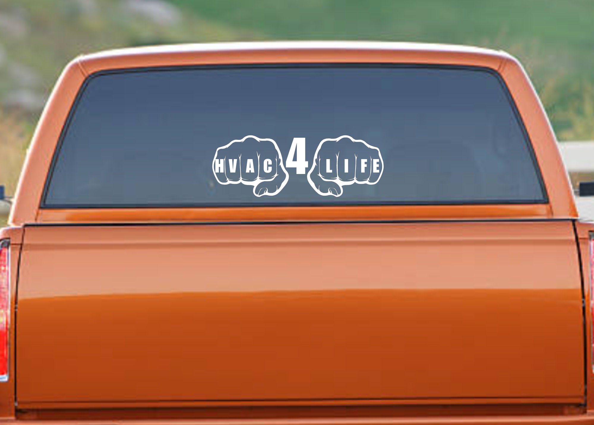 HVAC 4 LIFE DECAL - Etsy