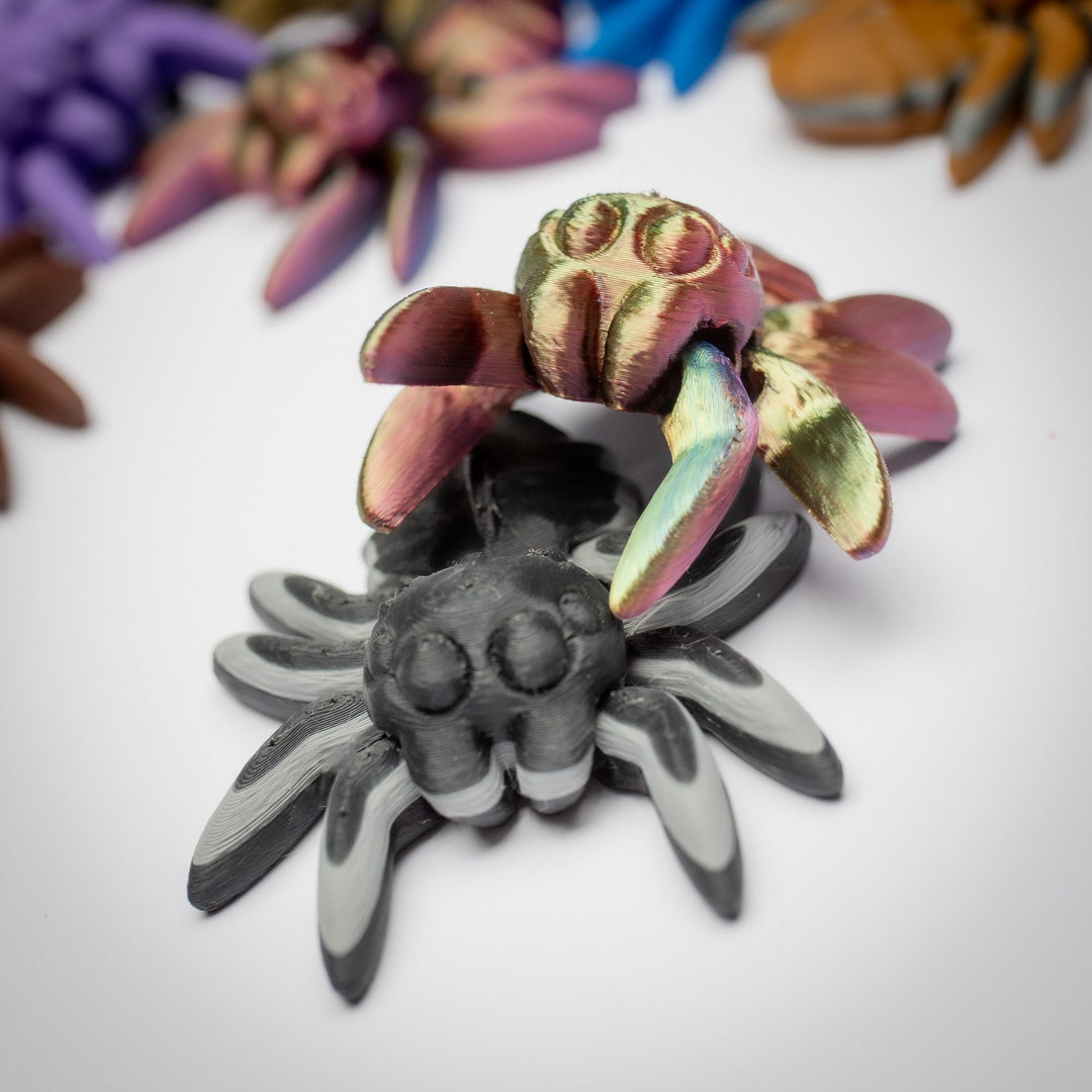 Articulating Fidget Spider Fidget Toy Magnets - Etsy