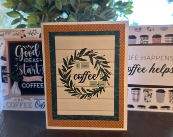 How Ya Bean Card, Thinking of You Card, Coffee Cards, Handmade Cards ...