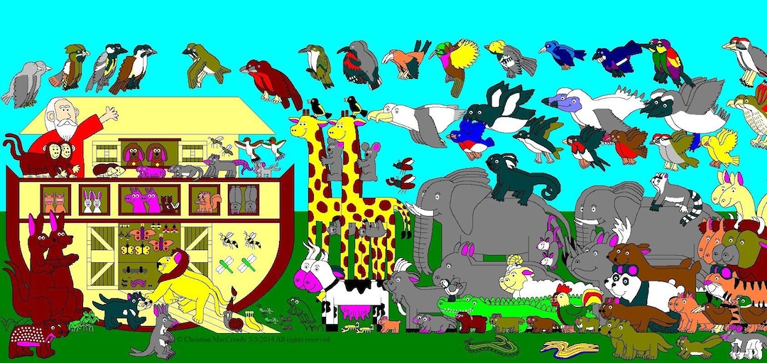 Noah's Ark Panoramic - Etsy