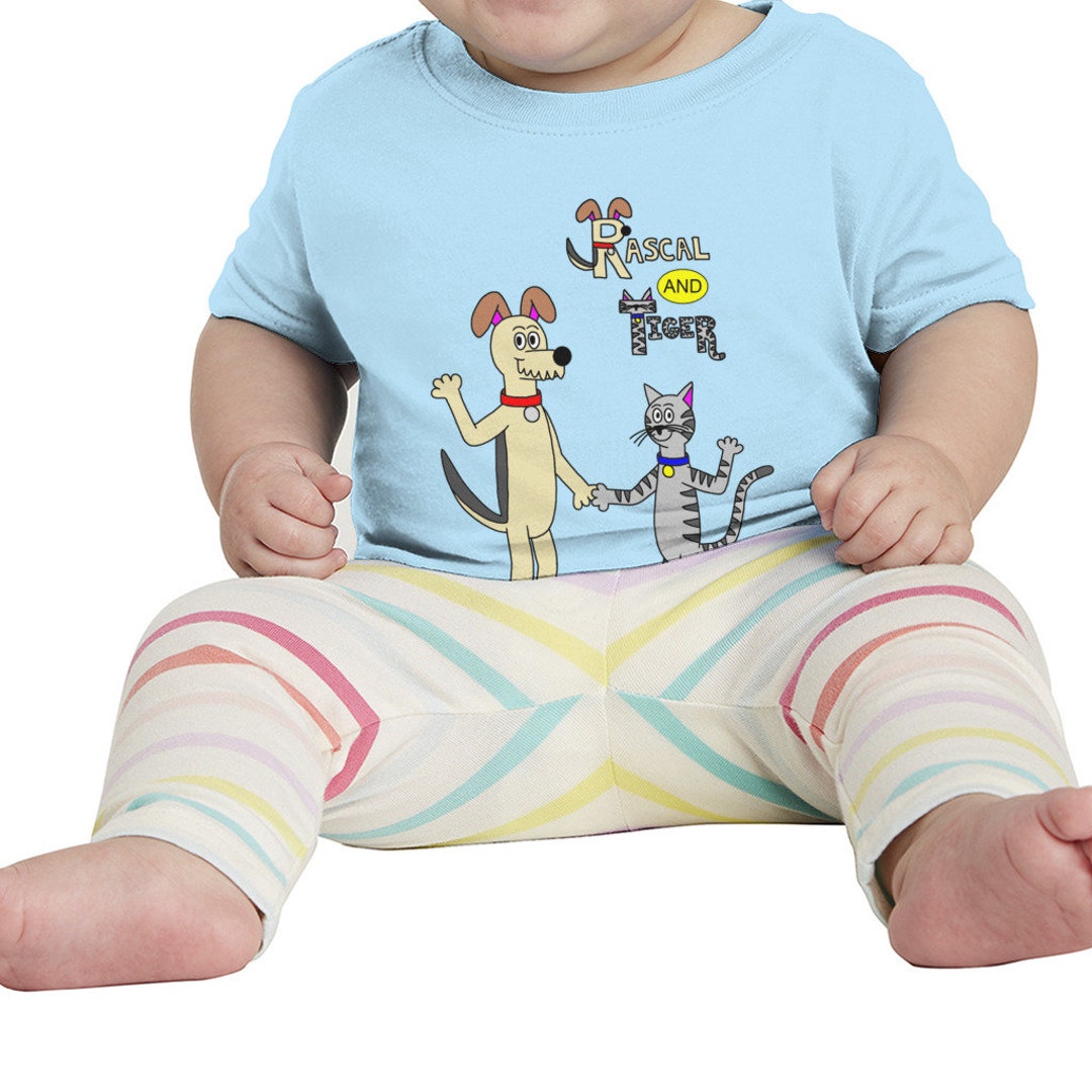 Rascal the Dog and Tiger the Cat Infant T-shirt - Etsy