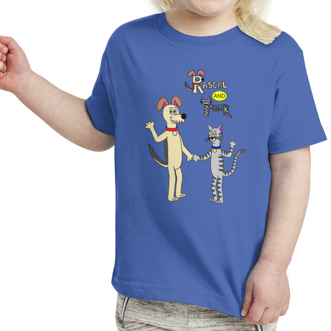Rascal the Dog and Tiger the Cat Toddler T-shirt - Etsy