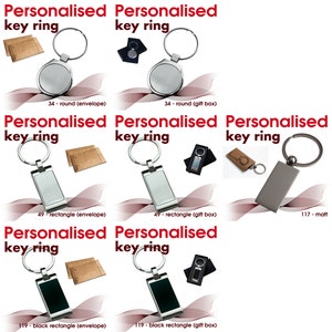 Personalised Keyring Engraved With Custom Text/logo ** Heart Crest Oval ...
