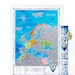 Europe Scratch-off Map – Pushpin Travel Map – Traveler Pushpin Map for ...