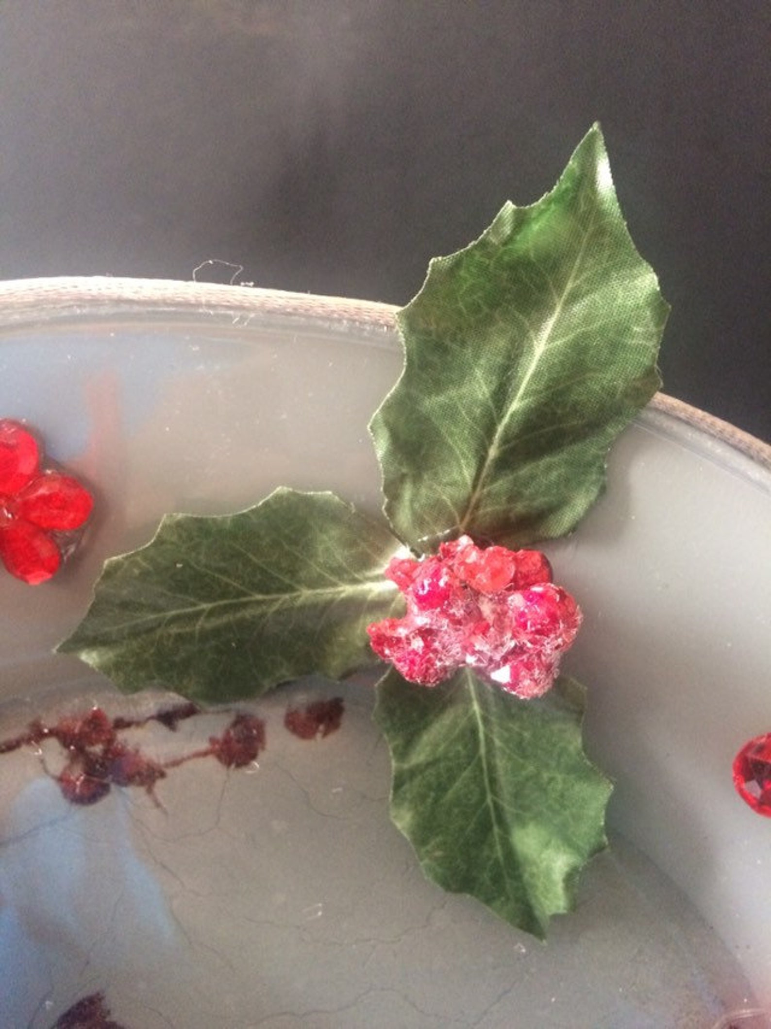 Christmas, Decorative Plate, Christmas Decor, Christmas Plate, Glass ...