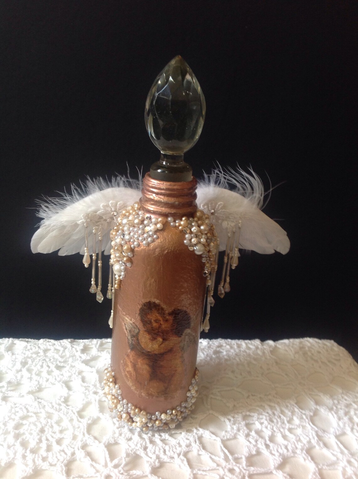 Angel Wings Bottle Angel Mothers Day Gift Memorial to a - Etsy