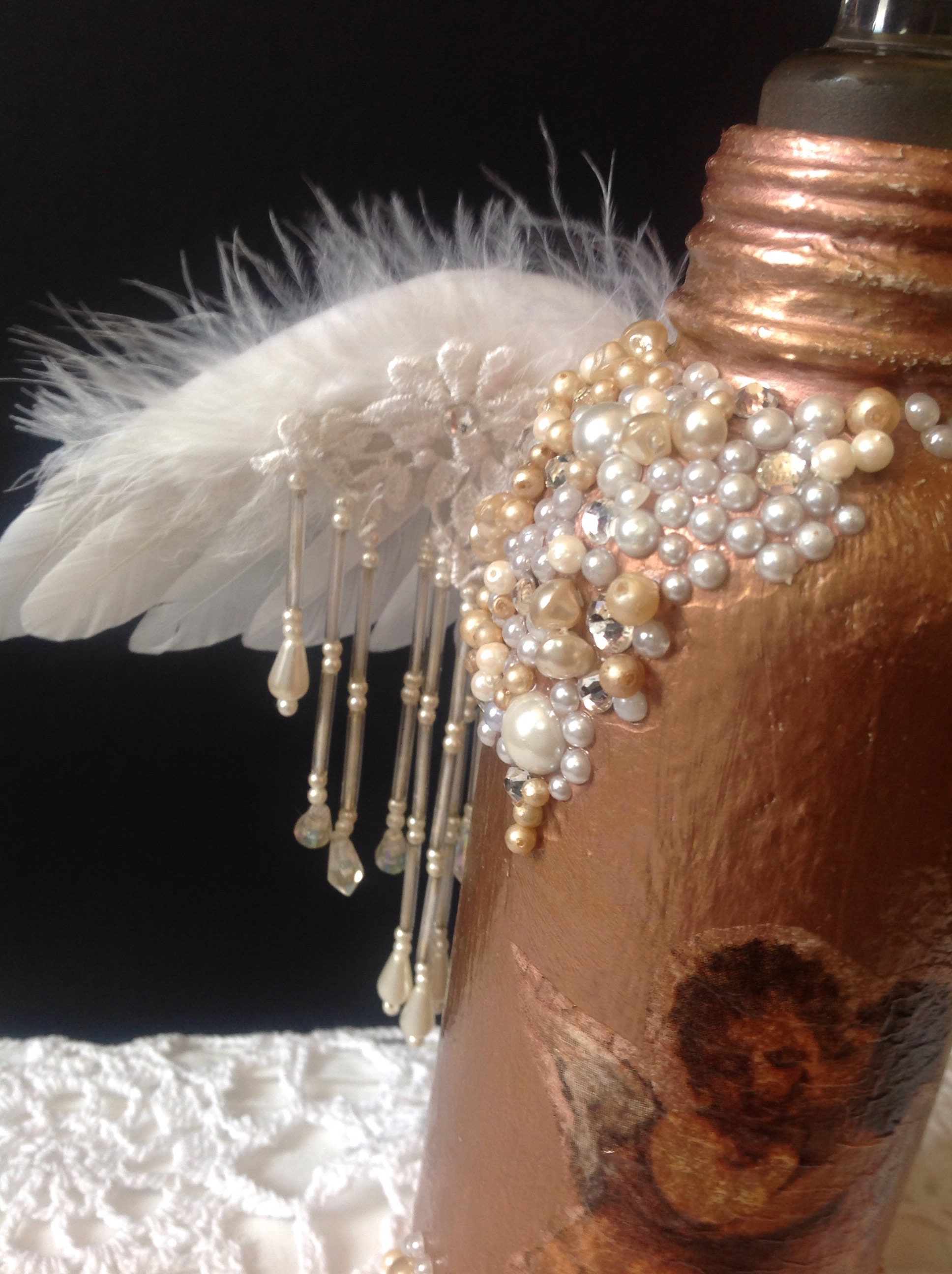 Angel Wings, Bottle, Angel, Mother’s Day Gift, Memorial to a Loved One ...