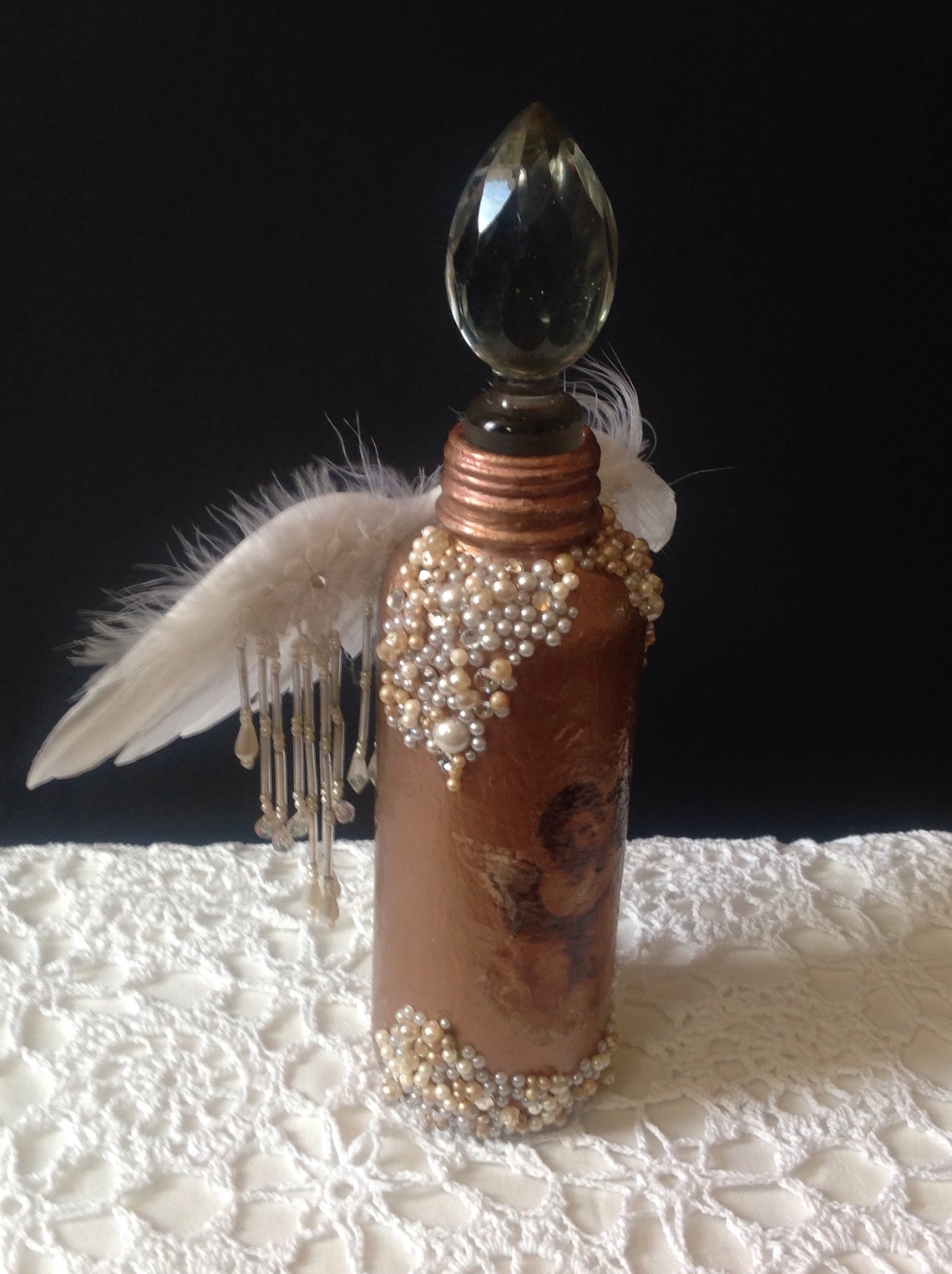 Angel Wings Bottle Angel Mothers Day Gift Memorial to a - Etsy