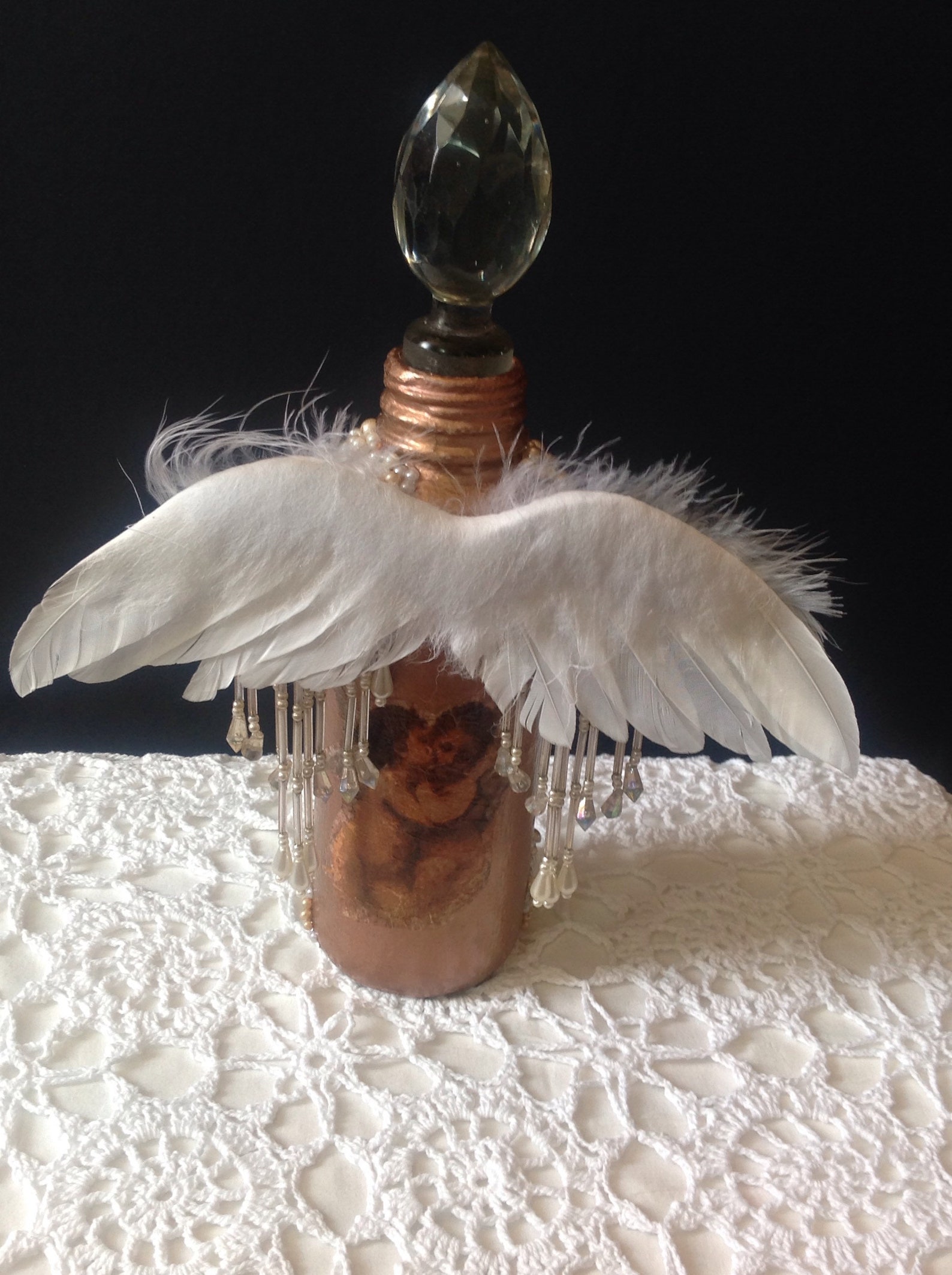 Angel Wings Bottle Angel Mothers Day Gift Memorial to a - Etsy