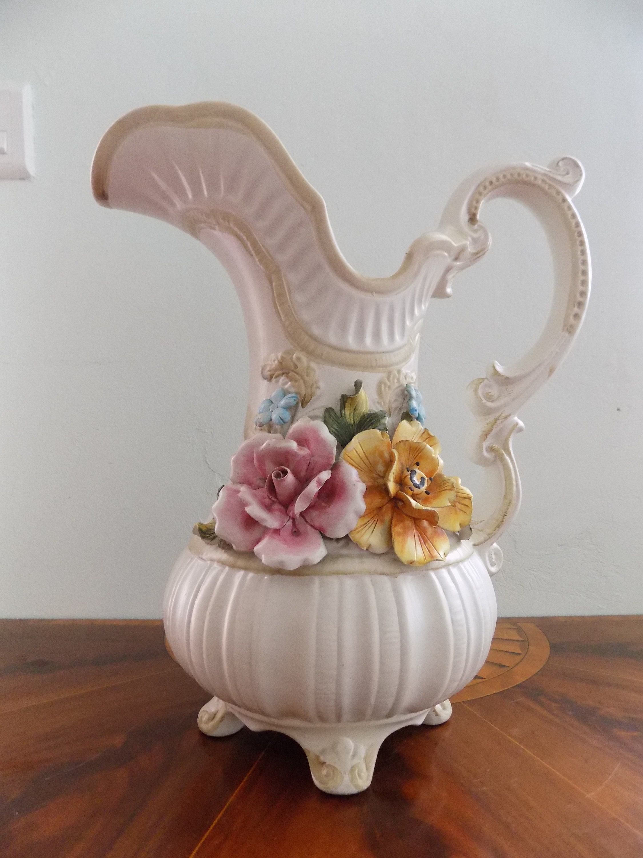 Home & Living 70s Chez Rai Vintage Italian Porcelain Capodimonte Hand ...