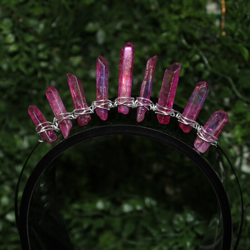 Pink Crystal Crown - Etsy