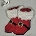 Santa on His Crane Handpainted Needlepoint Ornament - Etsy