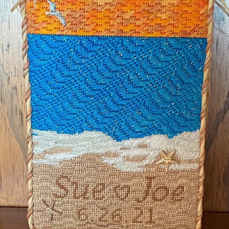 Beach Needlepoint - Etsy