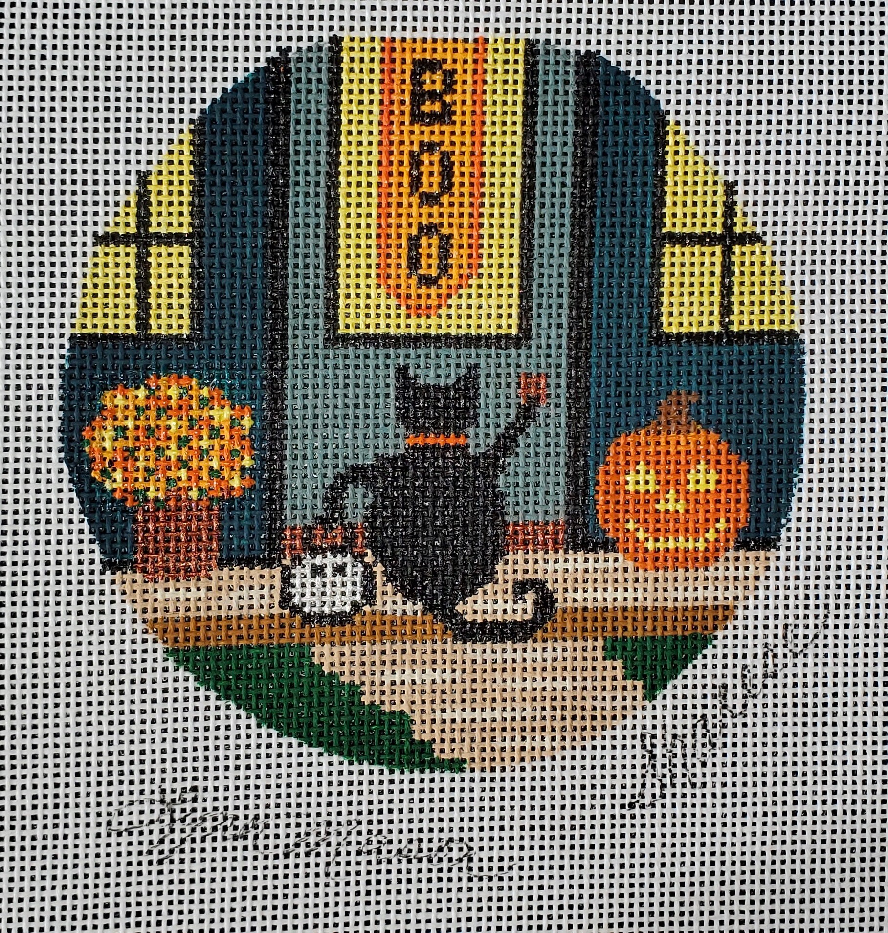 Noel, the Little Black Cat, Trick or Treats Halloween Handpainted ...
