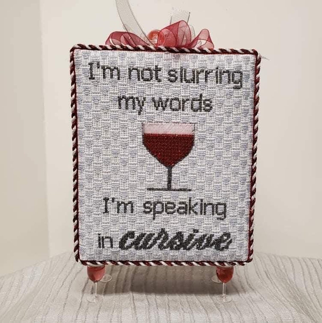 Cursive - I’m Not Slurring My Words, I’m Speaking in Cursive” - Etsy