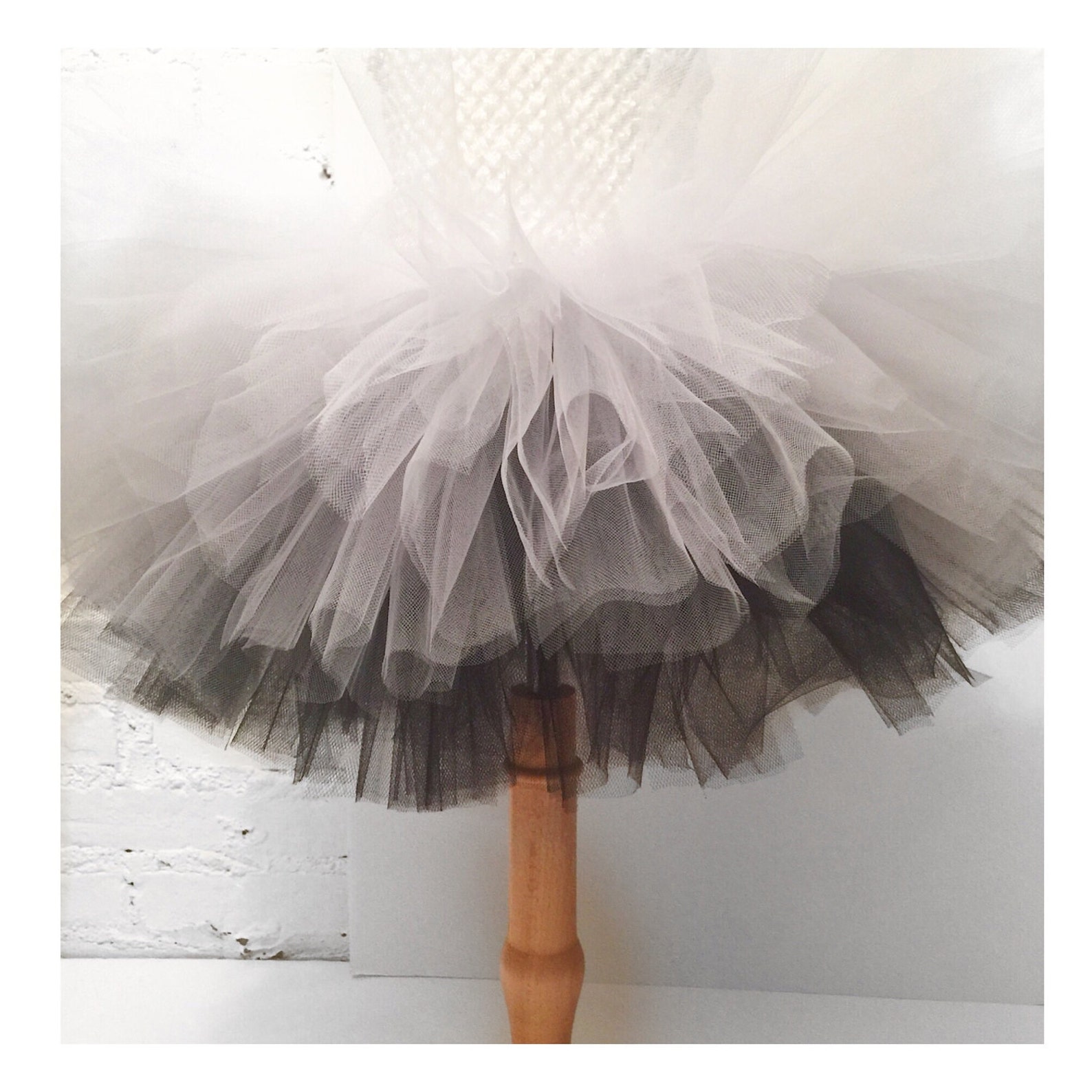 MONOCHROME Tutu Ombre Tutu Monochrome High Low Tutu Tutu - Etsy