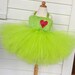 GRINCH, Grinch Inspired Costume, Grinch Tutu, Grinch Tutu Dress, Grinch ...