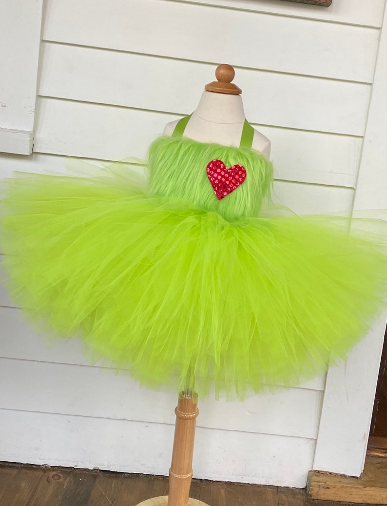 GRINCH, Grinch Inspired Costume, Grinch Tutu, Grinch Tutu Dress, Grinch ...