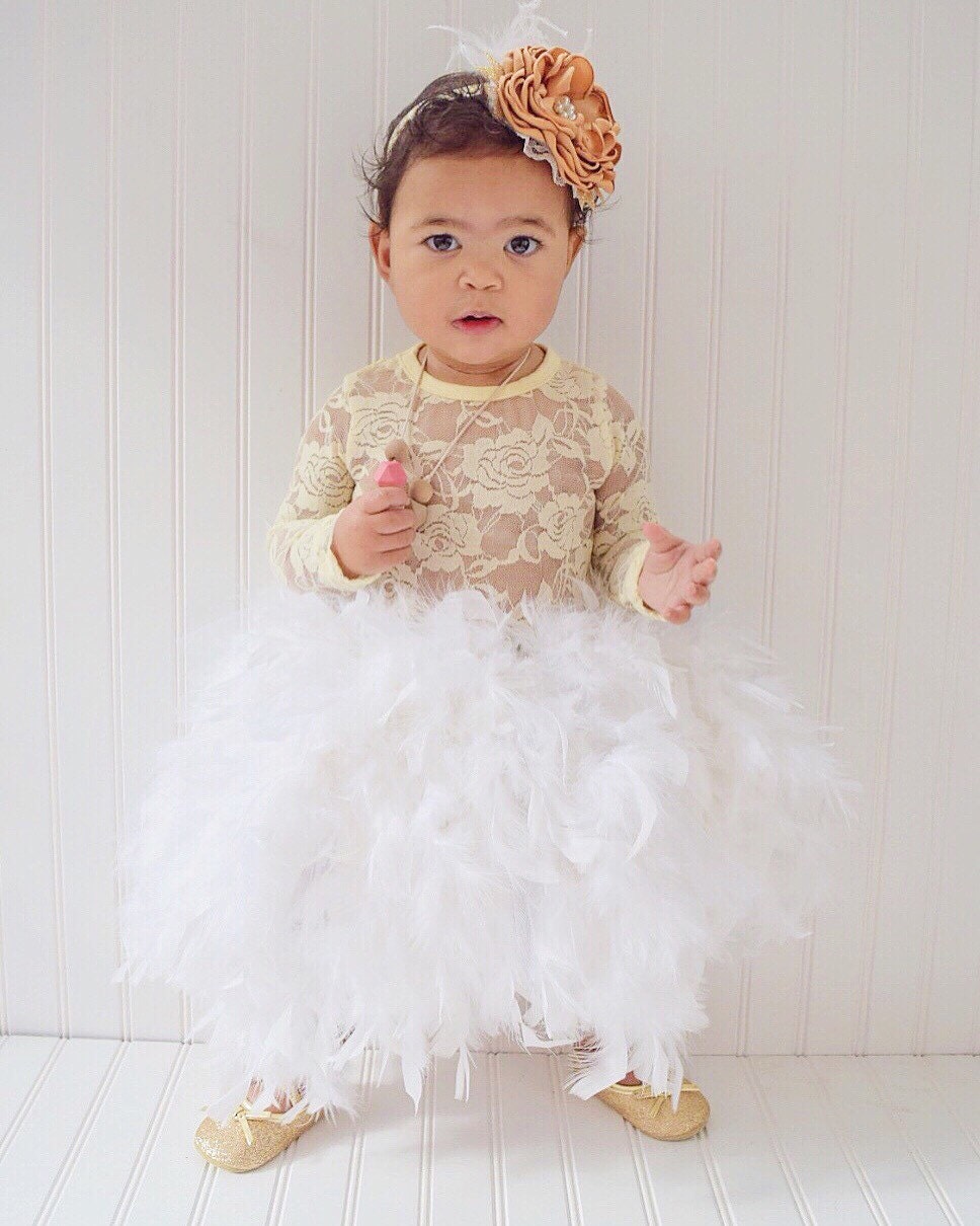 SWAN White Feather Tutu Feather Skirt White Tutu Feather | Etsy