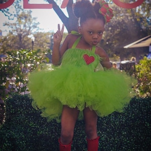 GRINCH, Grinch Inspired Costume, Grinch Tutu, Grinch Tutu Dress, Grinch ...