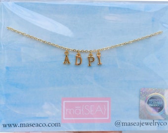 Alpha Delta Pi Necklace Alpha Delta Pi Jewelry Sorority Necklace ...
