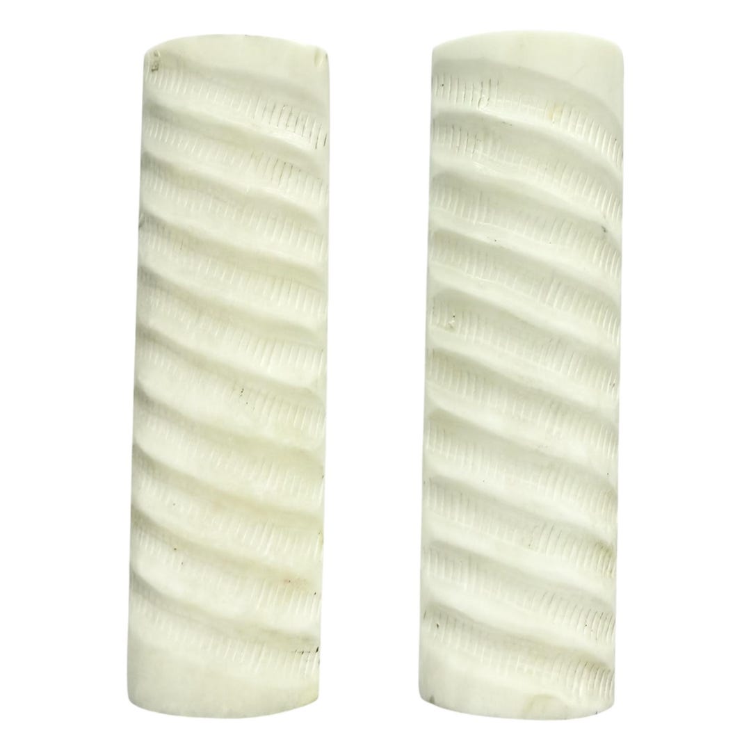 Camel Bone Scales 5", Camel Bone Knife Handle Making Blank Pair, Spiral ...