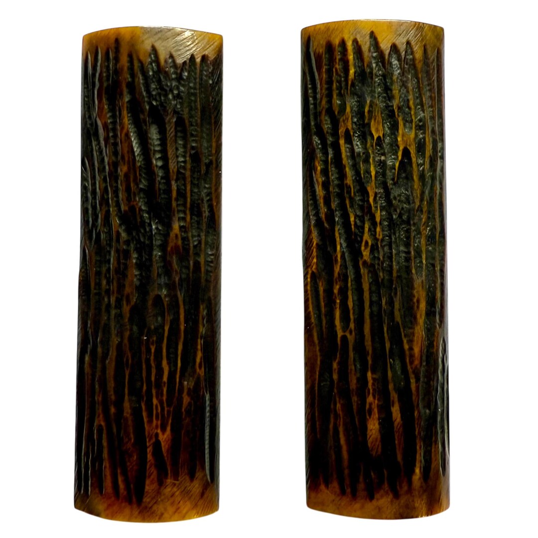 Knife Handle Blanks Set of 2 Camel Bone Scales, Knife Handle Scales ...