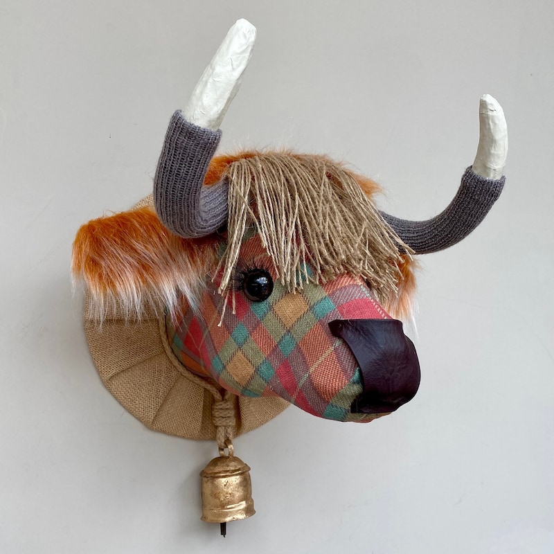 Cow Head Wall Mount - Etsy