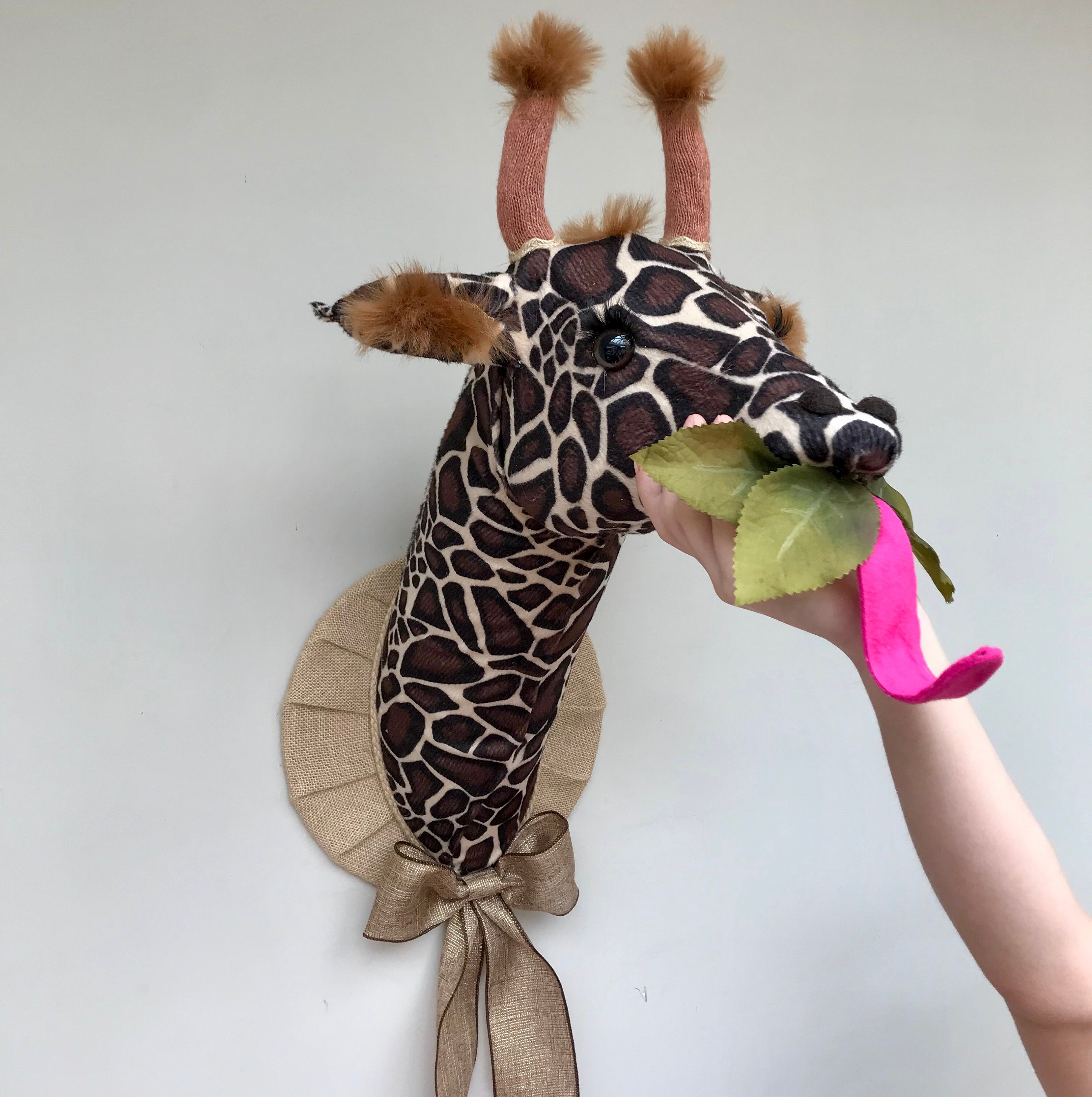 Giraffe Head Faux Taxidermy Funky Safari Exotic Zoo Wall - Etsy Singapore