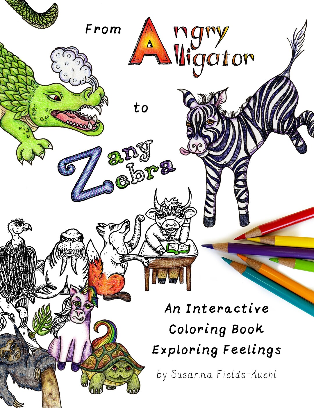 From Angry Alligator to Zany Zebra: an Interactive Coloring Book ...