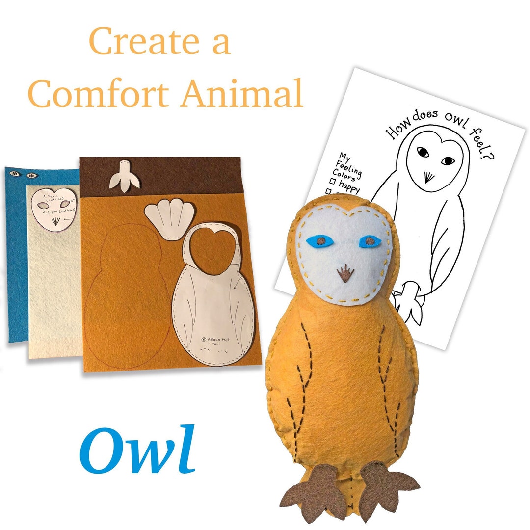 Create a Comfort Animal: OWL - Etsy