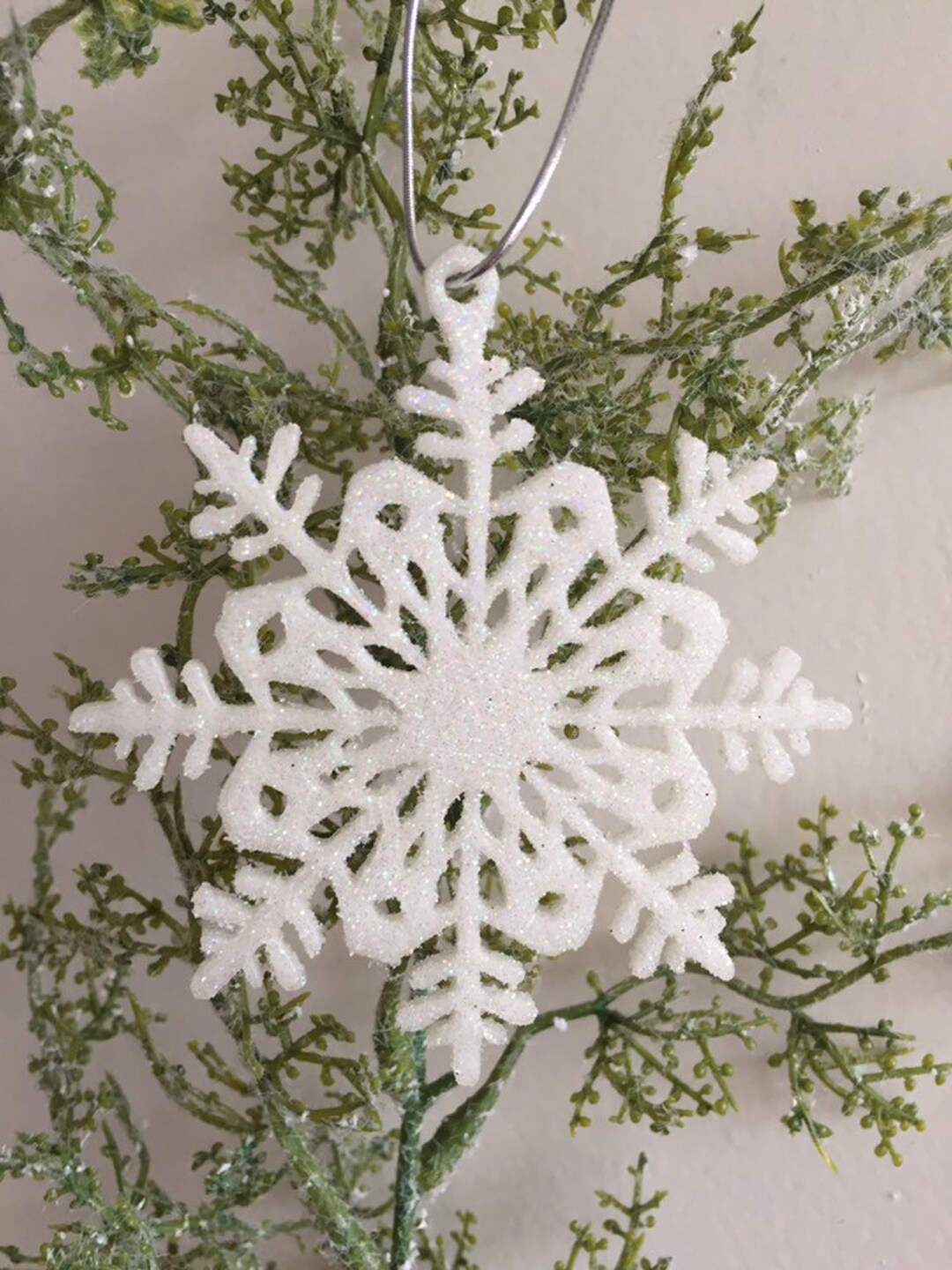 Christmas Decoration Snowflake Glow in the Dark - Etsy