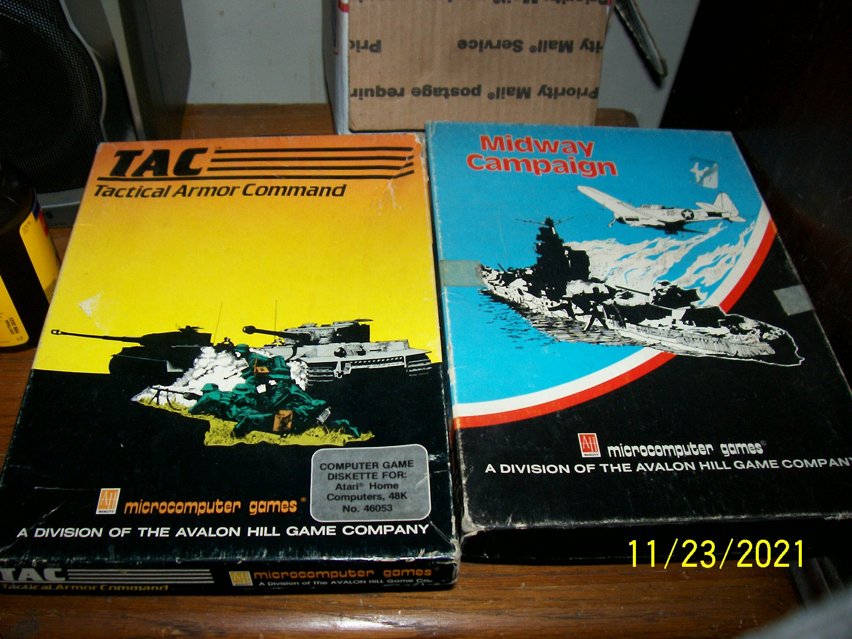 2 Vintage Avalon Hill Military Microcomputer War Games Midway - Etsy