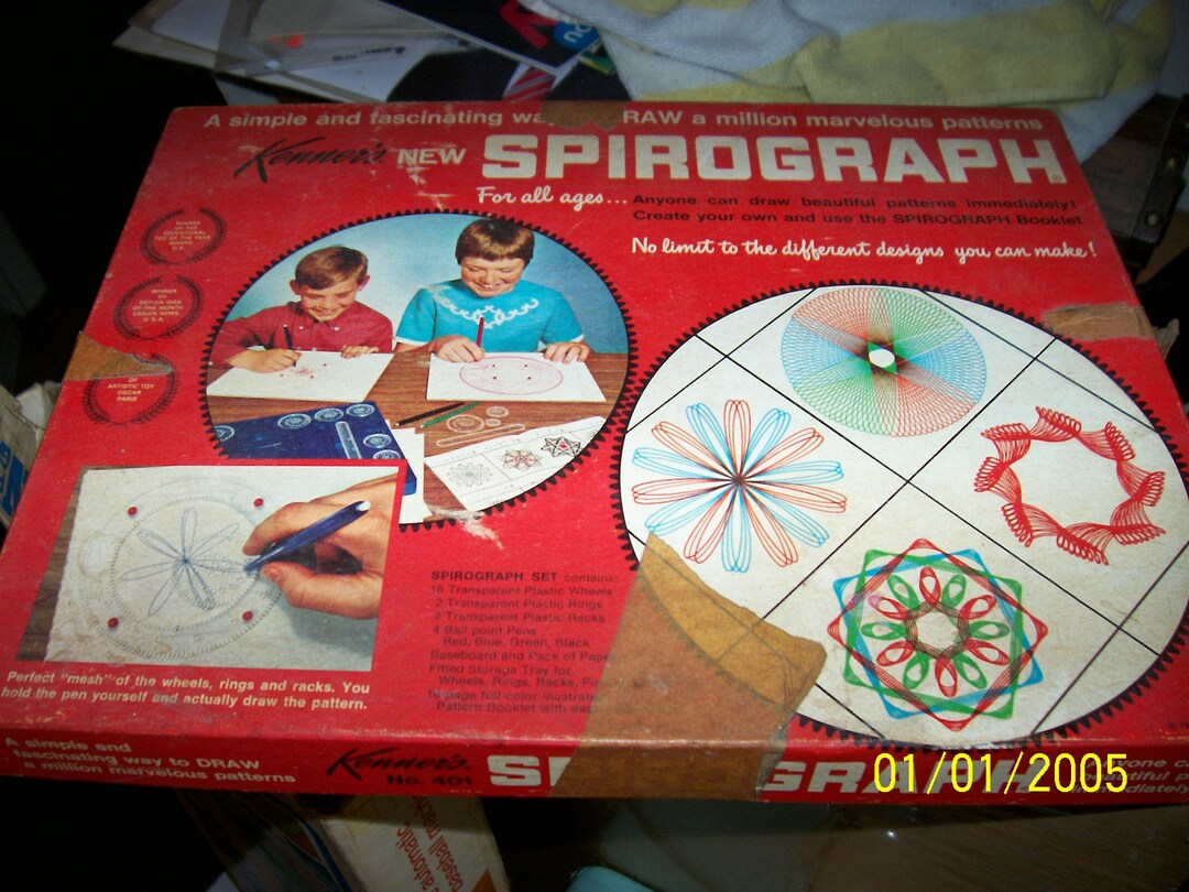 1967 Kenner Spirograph Set 401 - Etsy