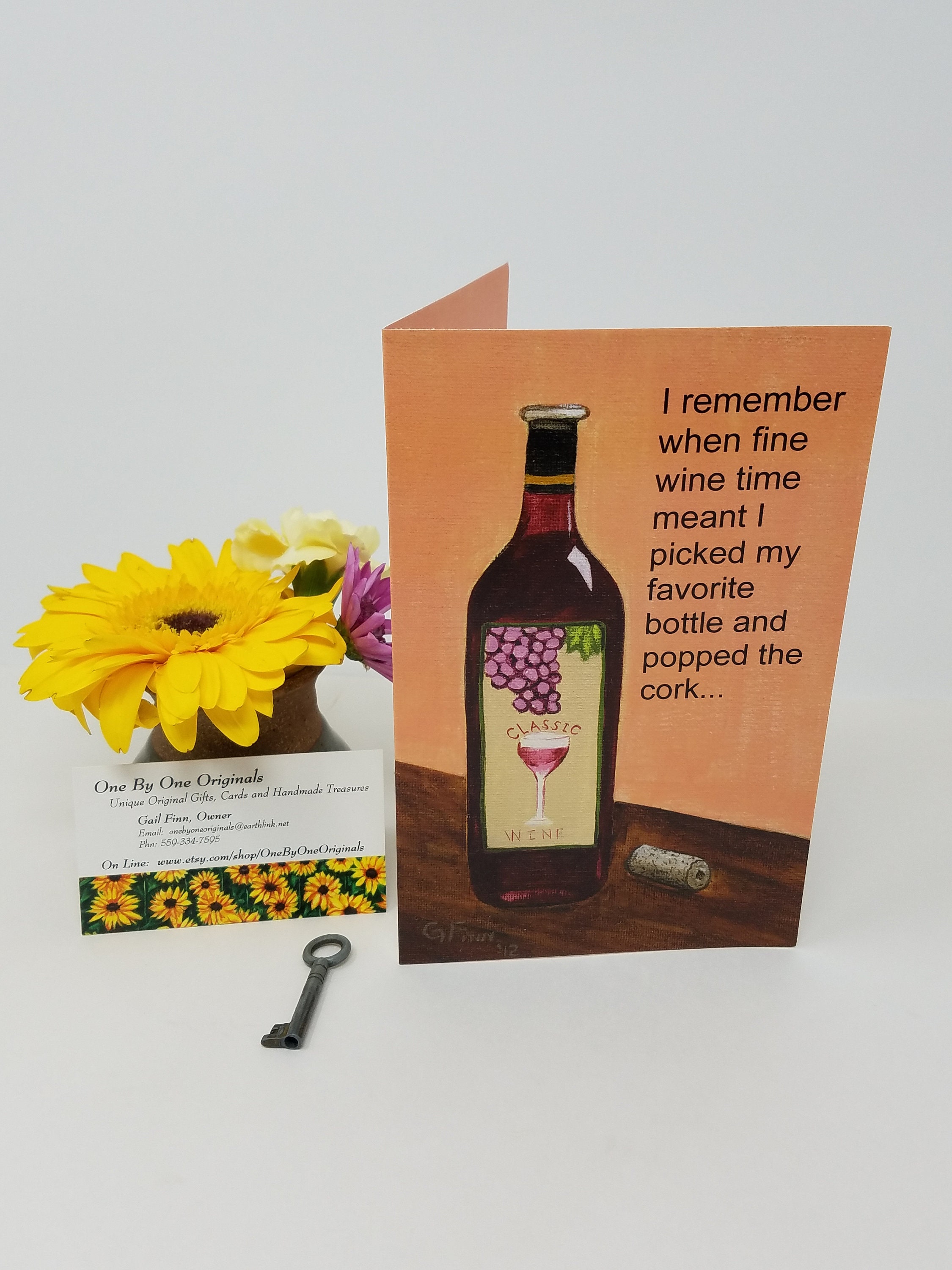 Wine Time Retirement Card, Congratulations or Birthday Card, Funny Well ...