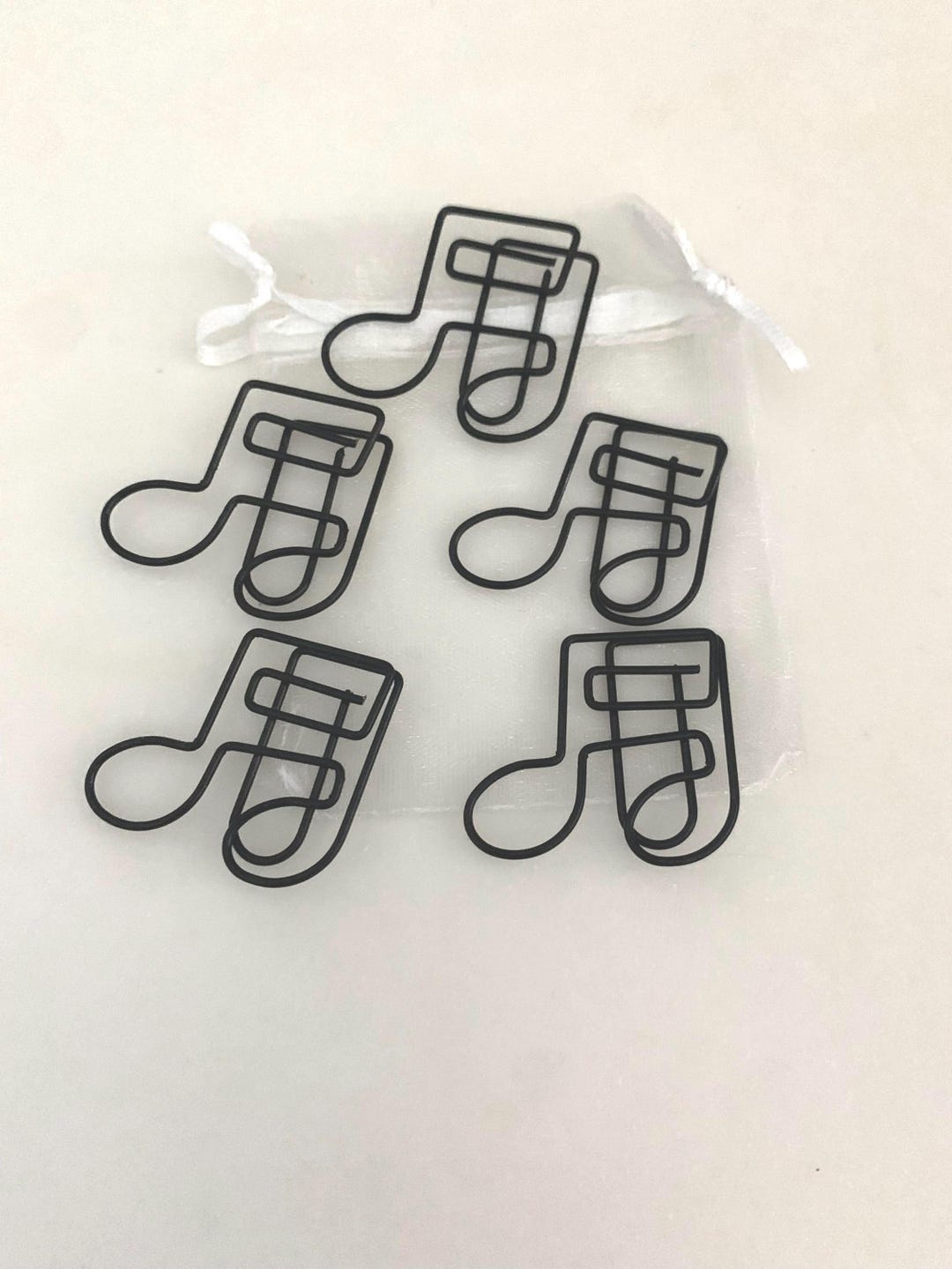 Music Note Paperclips/ Musical Stationery / Bookmark - Etsy