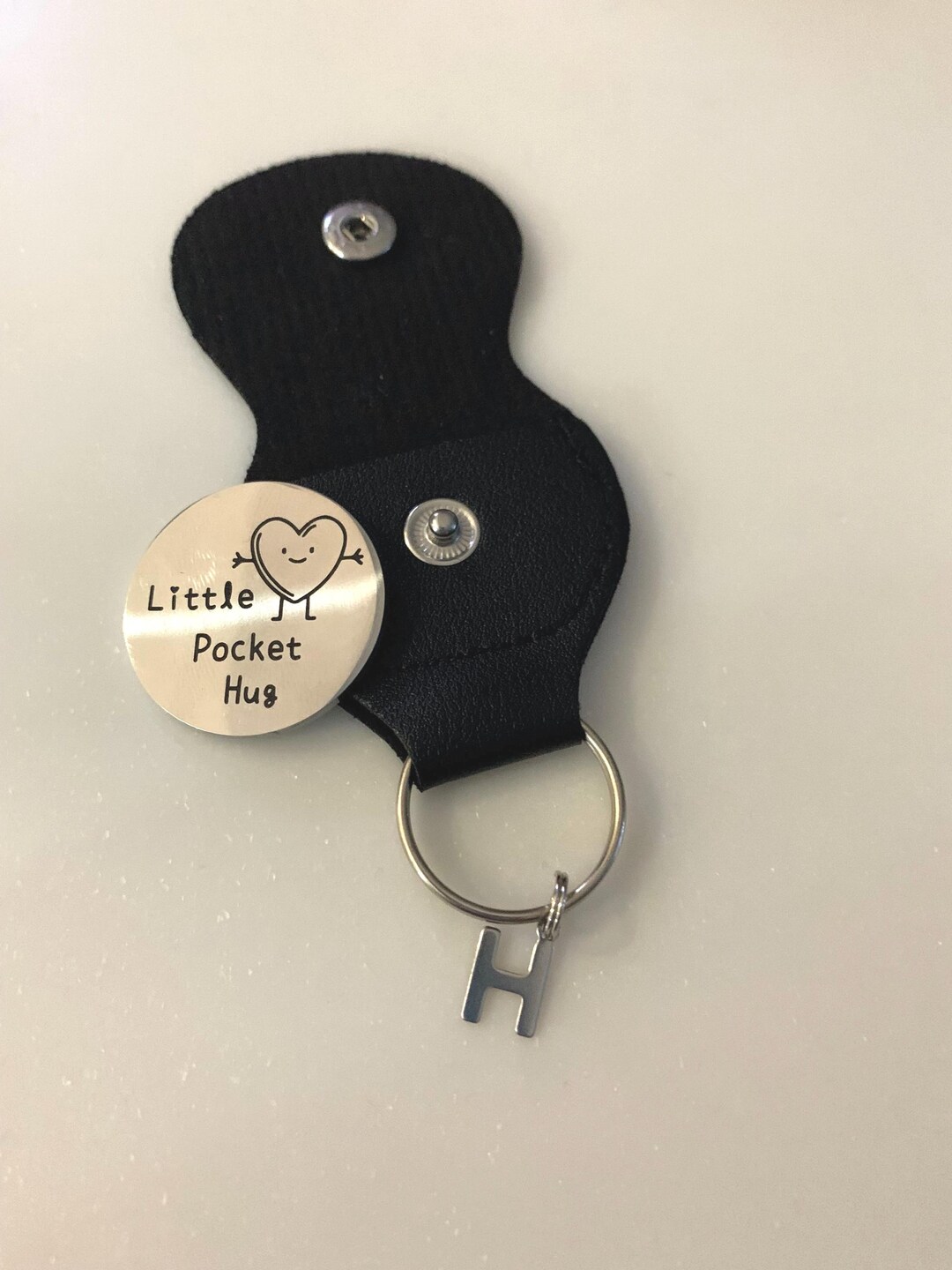 Personalised Little Pocket Hug / Cute Pocket Keyring / Anxiety Hug Gift ...