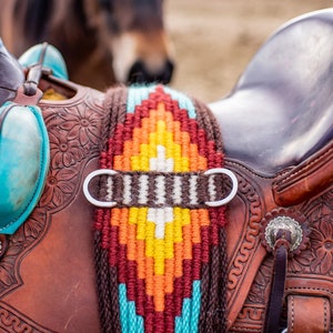 MADE TO ORDER Turquoise and Brown Mohair Cinch - Etsy