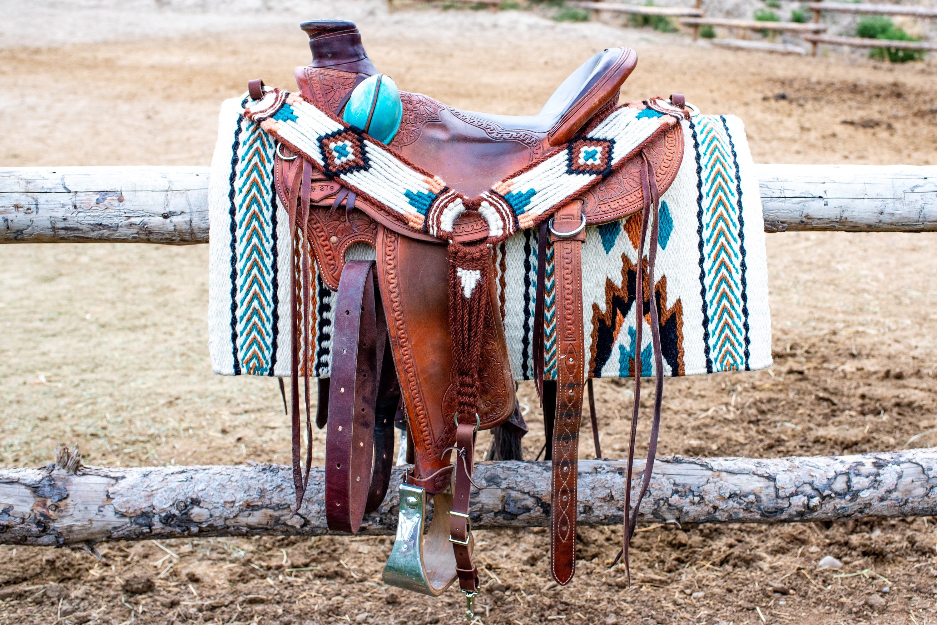 MADE TO ORDER Alpine Meadow Wool Saddle Blanket Mohair Breast Collar Etsy Canada