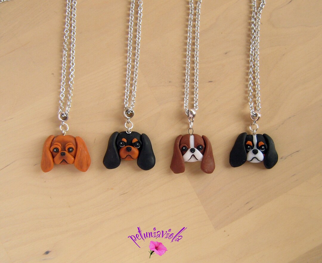 Cavalier King Charles Spaniel Necklace- Cavalier King Charm - Etsy
