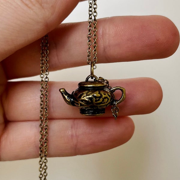 Teapot Necklace - Etsy