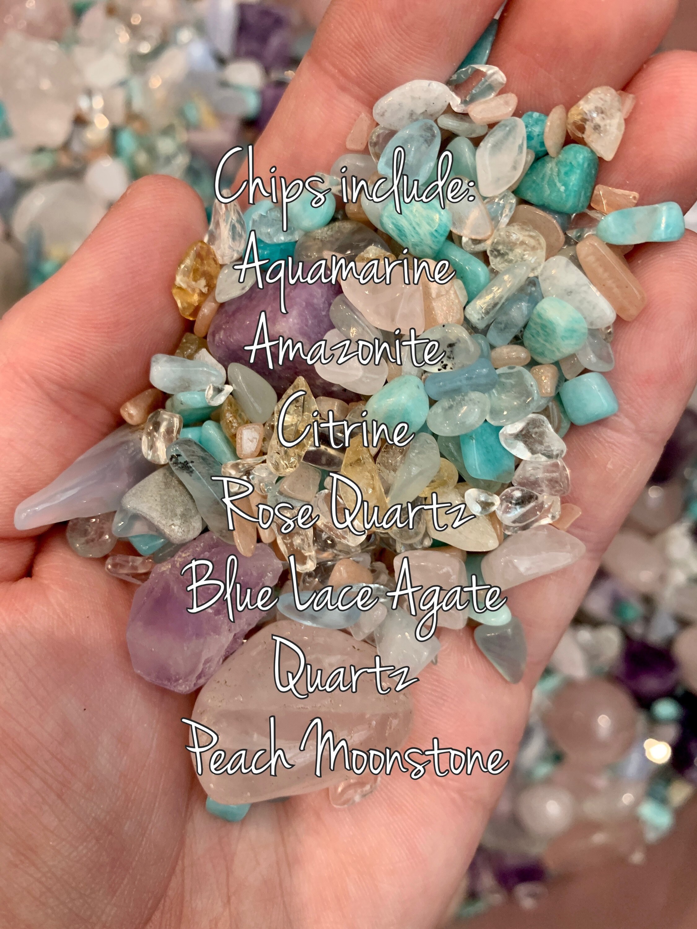 Cotton Candy Crystal Confetti Pastel Crystal Scoops - Etsy