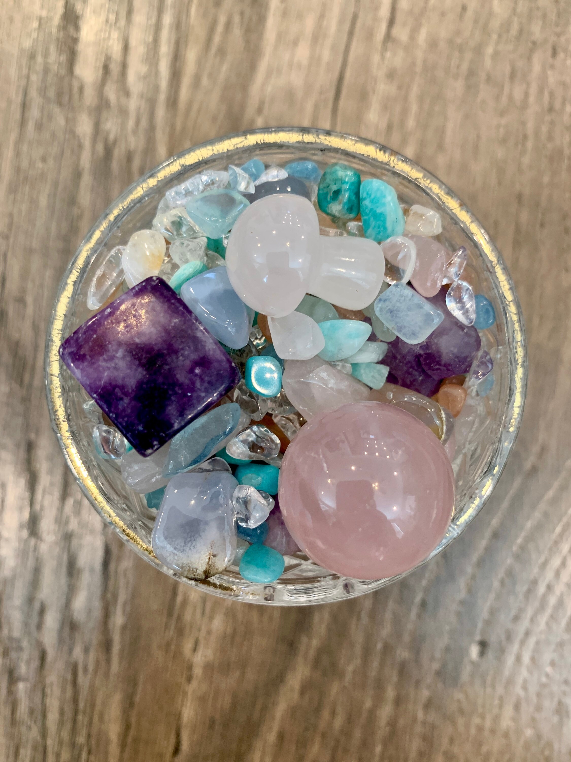 Cotton Candy Crystal Confetti Pastel Crystal Scoops - Etsy