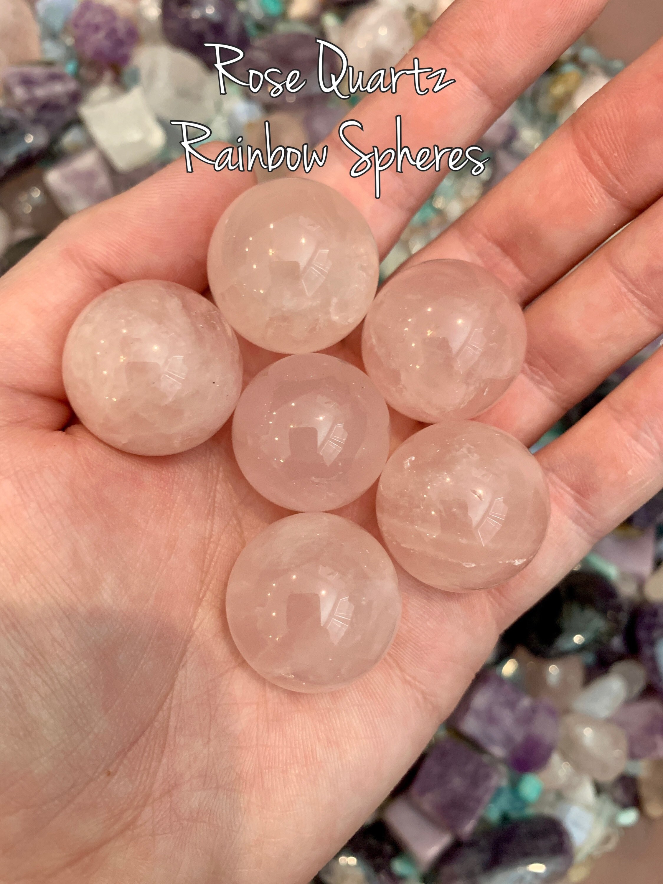 Cotton Candy Crystal Confetti Pastel Crystal Scoops - Etsy