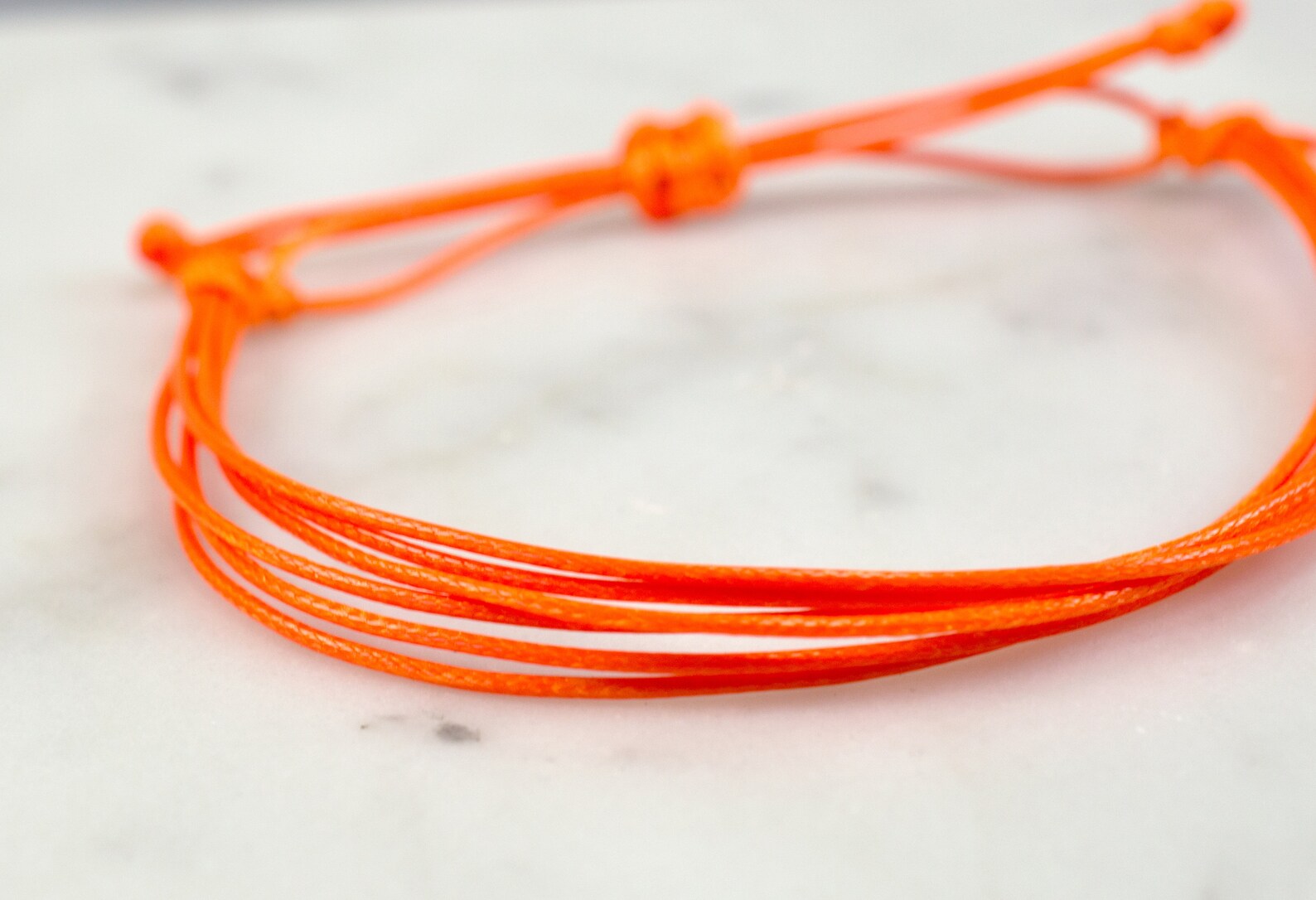 Leukemia Awareness Bracelet Orange Waxed Cord Bracelet - Etsy