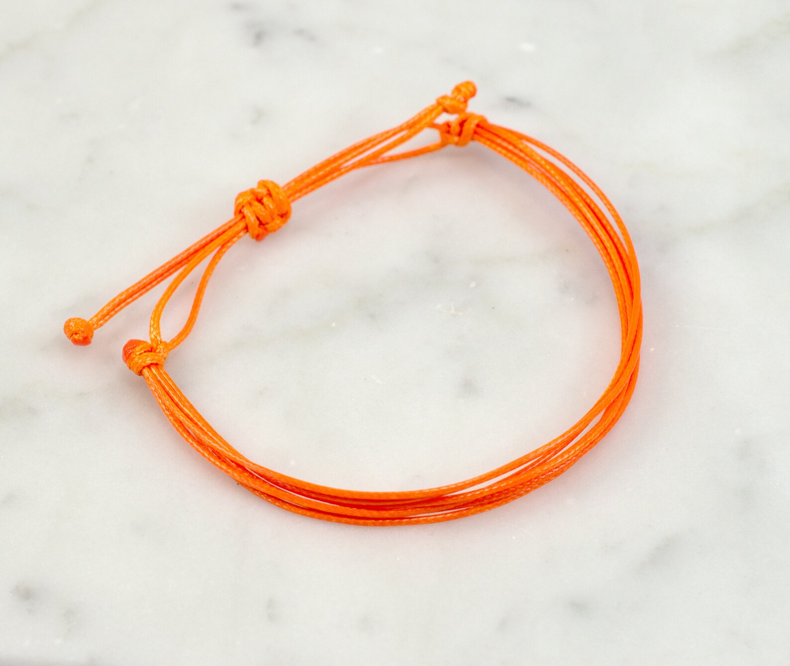 Leukemia Awareness Bracelet Orange Waxed Cord Bracelet | Etsy