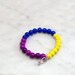 Bladder Cancer Awareness Bracelet, Hope Ribbon, Howlite Beads - Etsy