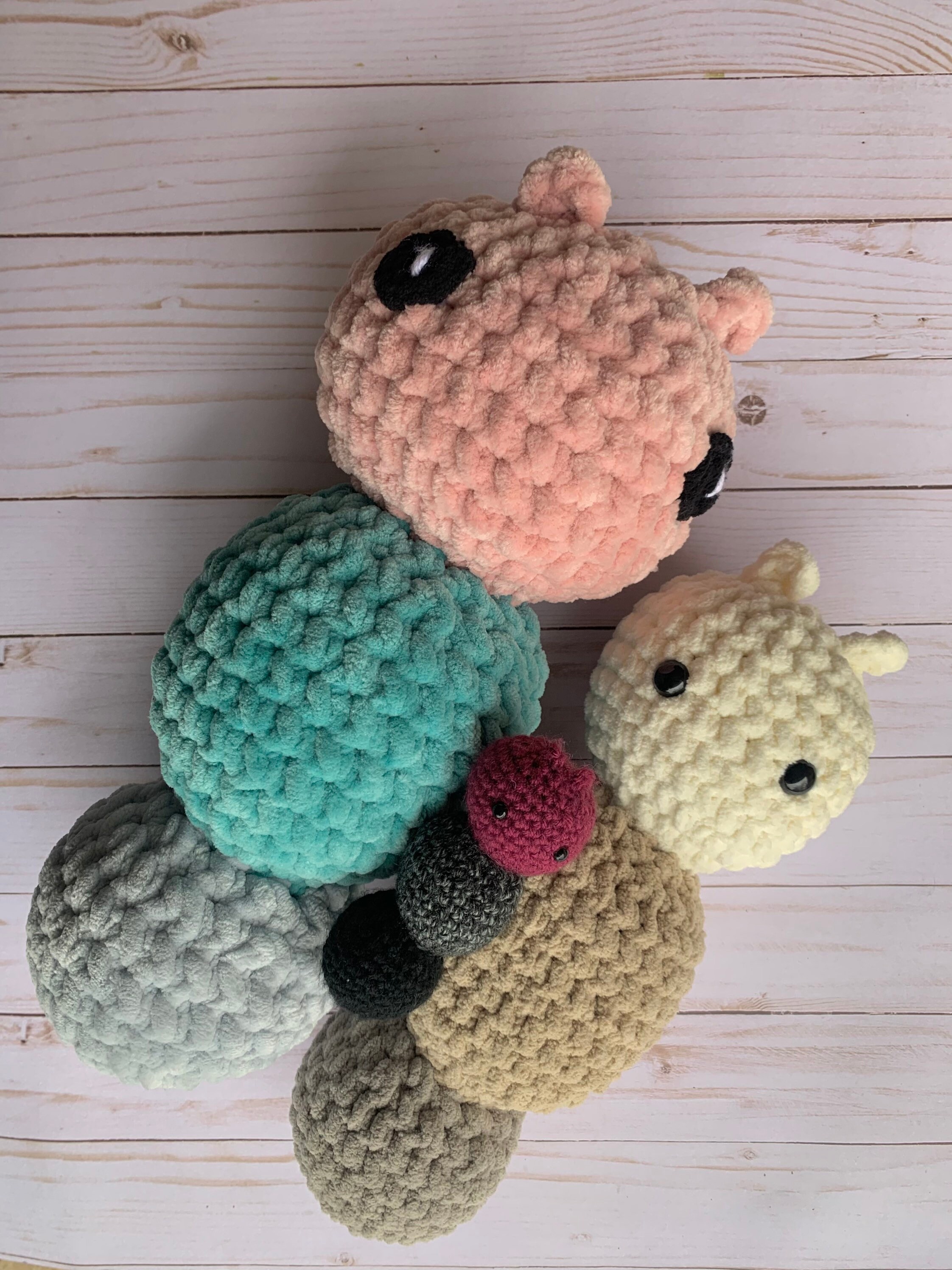 Snuggle Buggy PDF Crochet Pattern, Quick and Easy, No Sew Snuggly Plush ...