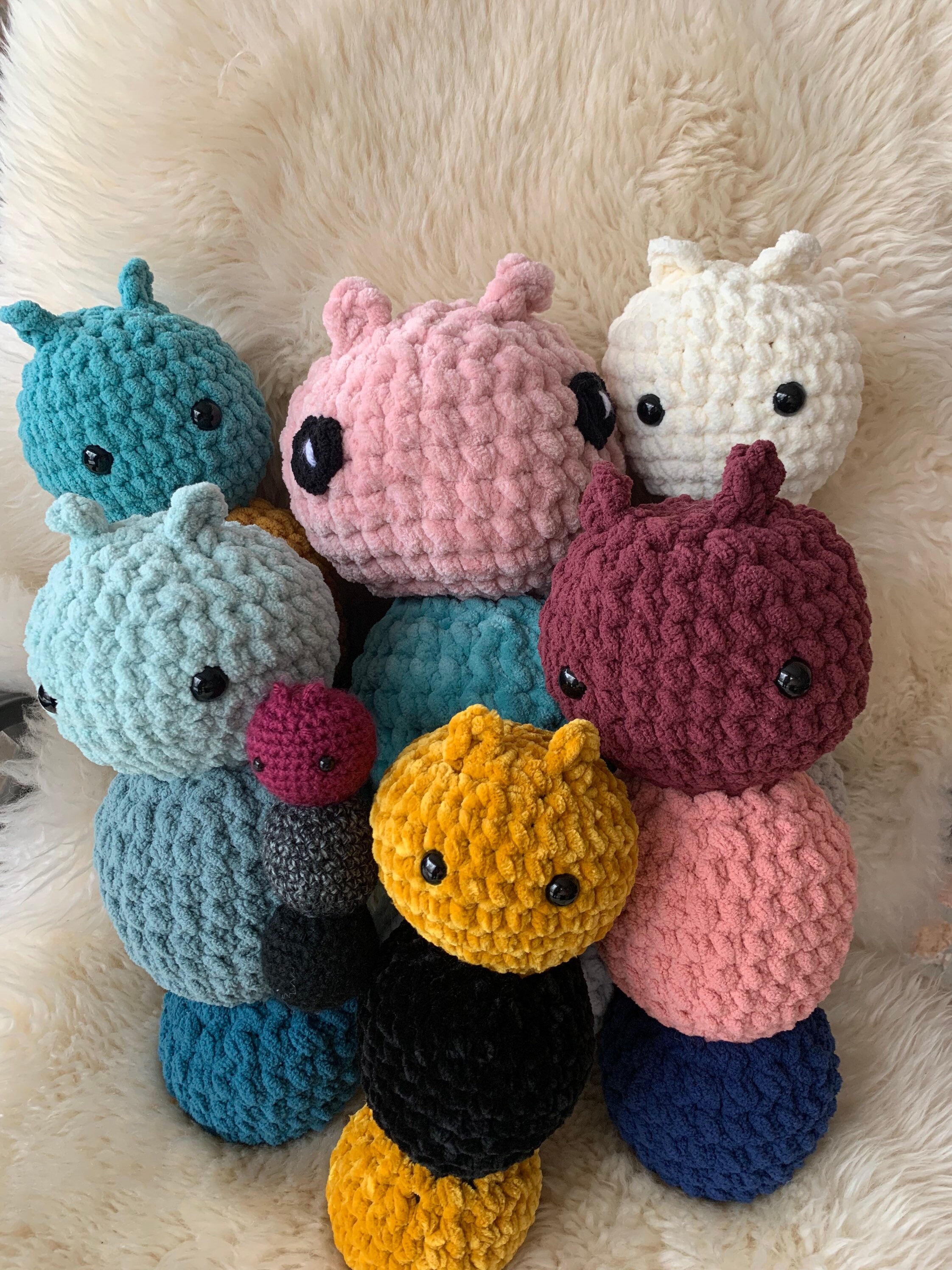 Snuggle Buggy PDF Crochet Pattern, Quick and Easy, No Sew Snuggly Plush ...