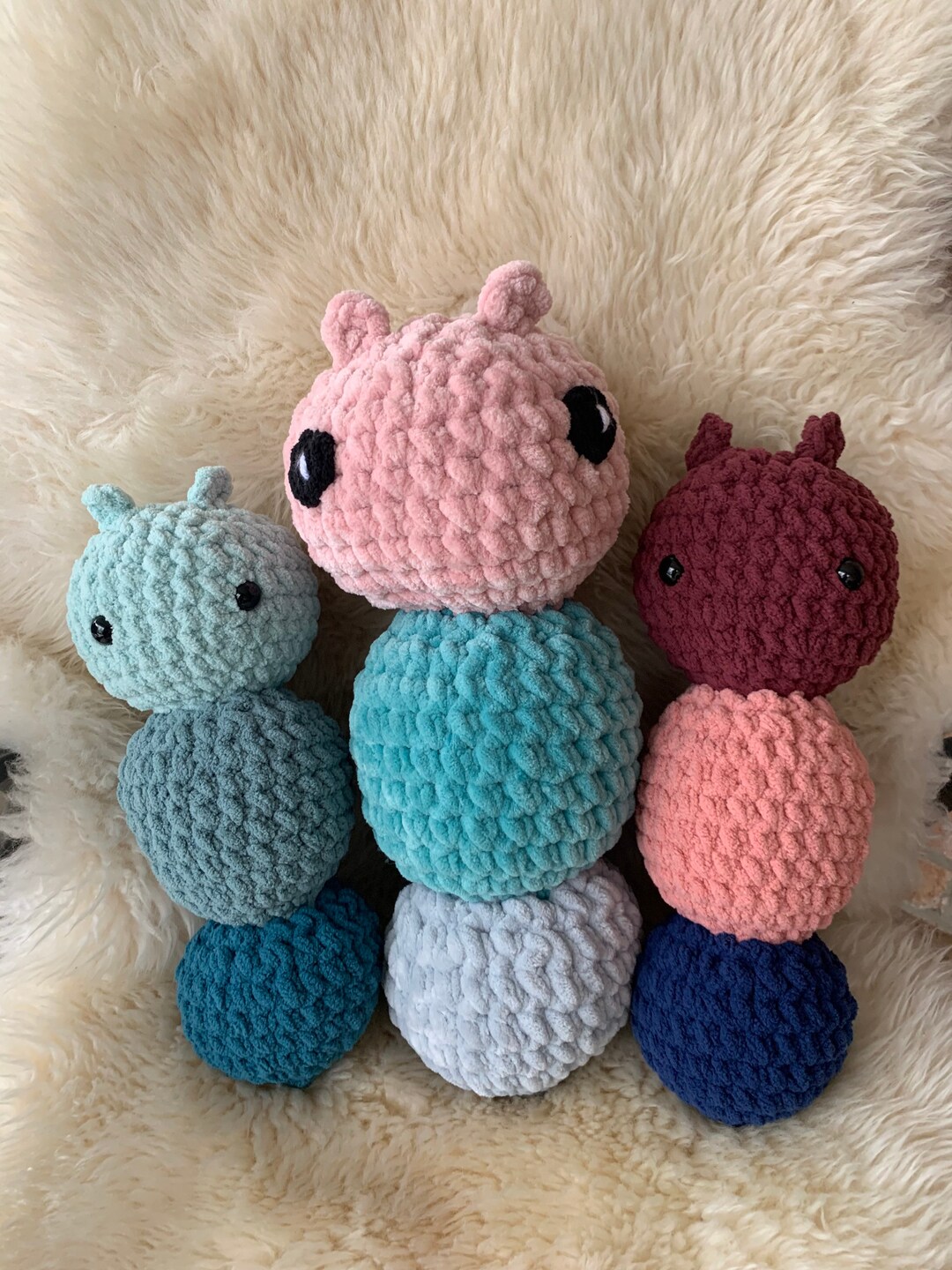 Snuggle Buggy PDF Crochet Pattern, Quick and Easy, No Sew Snuggly Plush ...